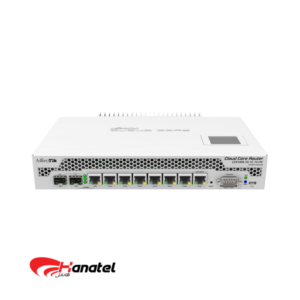 روتر میکروتیک CCR1009-7G-1C-1S+PC – فروشگاه هاناتل